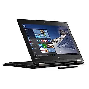 Lenovo Thinkpad Yoga 260 2-in-1 Business Laptop - 12.5" IPS Touchscreen (1366x768), Intel Core i5-6200U, 180GB SSD Opal2, 8GB DDR4, Backlit Keyboard, Windows 10 Professional 64-bit - Black