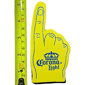 Corona Light Mini Foam Finger | Two Sided | 5" Long