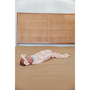 Copper Pearl Baby Stretchy Soft Knit Headband Bow Penny