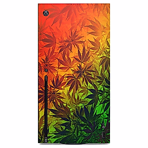 GNG Weed Skins Compatible with Xbox Series X Console Decal Vinal Sticker + 2 Controller Set