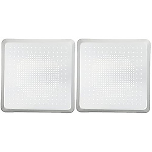 Temkin 3pcs Tray Cake Baking Plate Xxcm Utensil Ie Bread Pe Sticks Practical Making Stick Rim Cm Silver Nonstick Pancake Mesh Screen Non- Oven Steel Brownie Loaf with Supplies Xcm Plate (Size : 20X20