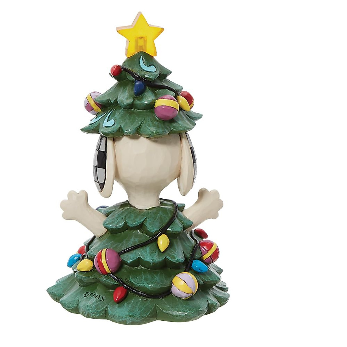 Enesco Jim Shore Peanuts Snoopy As Christmas Tree Figurine