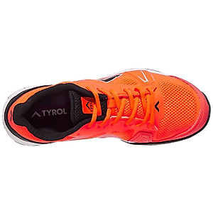 Tyrol Men's Drive V Pickleball Shoe (Orange/Black) (10.5)