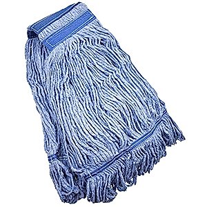 Mop Head Replacement Commercial Heavy Duty String Blue Wet Mop Heads for 3 Typs Commercial Mop Handle(1,Medium)