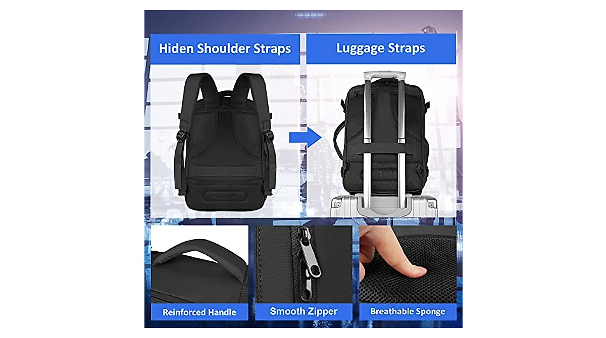 Travel Laptop Backpack - Stylish & Practical 35L Size