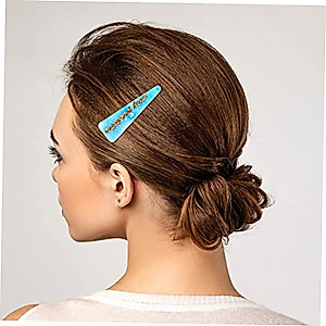 COHEALI 2pcs Hairpin Silicone Mold DIY Hair Clip Mold Resin Hair Clip Mold Resin Jewelry Mold De para Gelatinas Resin Tray Mold Resin Hair Clips Hairpin Casting Molds Girl