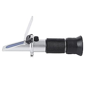 Vomeko,4 in 1 Antifreeze Refractometer, Car Fluids RefractometerDevice,Aluminium Alloy Freezing Point Temperature Tester Device