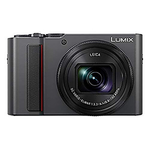 PANASONIC LUMIX ZS200 4K Camera 15X Leica DC Vario-Elmar Lens DC-ZS200K (USA Silver) Premium Bundle