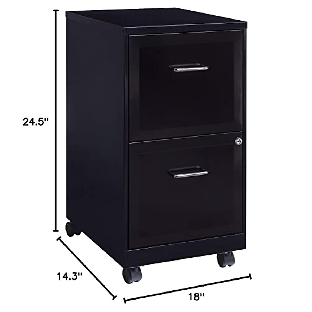 Lorell File Cabinet, Black -
