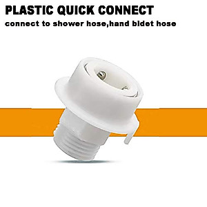 MissMin faucet to shower hose diverter to Dishwasher Snap,aerator quick connect to hand bidet and shower,for bathroom/kitchen sink