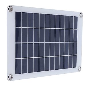 Portable Solar Panel Kit Polysilicon Photovoltaic Module with Solar Charge Controller(12.20x7.48in)