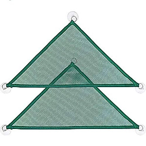 KUDES Bearded Dragon Hammock, 2 Pack Reptile Hammock Lounger Ladder Lizard Hanging Bed House Cage Accessories Reptile Terrariums Habitat Decoration for Bearded Dragons Geckos Lizards Reptile Snakes