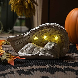 iHeartCats Forever My Guardian Angel Cat Memorial Garden Solar Light Gift