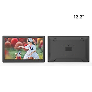 RAYPODO 13.3 Inch PoE Mount Tablet with Android - Perfect for Digital Signage and Automation Control with Black Color