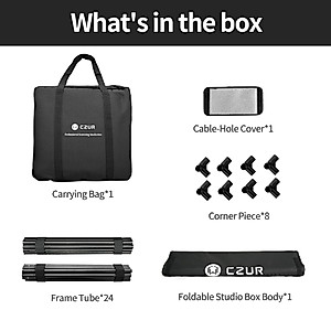 CZUR ET24 Pro Book Scanner and Portable Studio Box Bundle