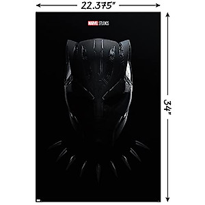 Trends International Marvel Black Panther: Wakanda Forever - Teaser One Sheet Wall Poster, 22.37" x 34.00", Unframed Version