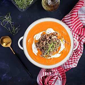 Luxshiny 3pcs Enamel Stock Pot with Lid Retro Floral Cooking Pot Stew Bean Simmer Pot Vintage Soup Pot with Handles Nonstick Cookware for Induction Cookers Gas Stove Random Pattern