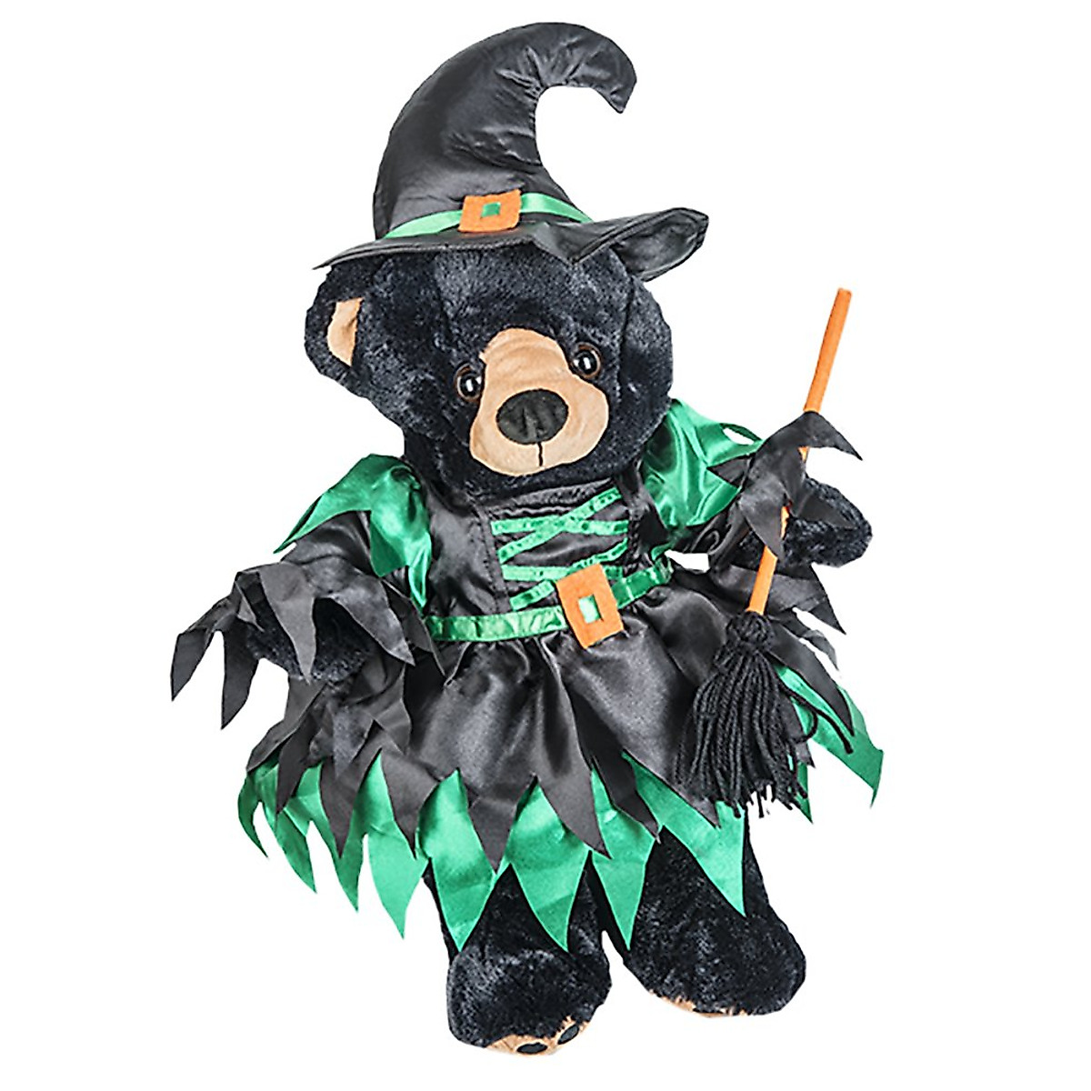 Wicked Witch Costume Teddy Bear Clothes Outfit Fits Most 14" - 18" Build-a-bear and Make Your Own Stuffed Animals
