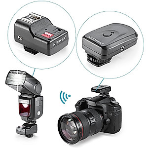 Neewer 16 Channel Wireless Remote Flash Trigger and 2.5mm PC Receiver for Compatible with Canon 580EX II 580EX 550EX 540EZ Nikon SB900 SB800 SB600 SB28 Neewer TT860 TT850 TT560 Olympus Pentax Sigma