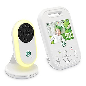 LeapFrog LF2423 Video Baby Monitor, 2.8” Screen Baby Video Monitor with Camera, 2-Way Audio, 1000ft Range, Night Vision, Soothing LullabiesTemperature Sensor, Secure Transmission No WiFi