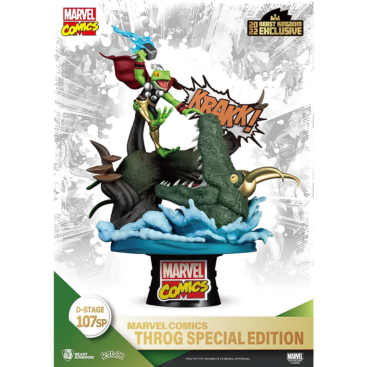 Marvel Comics: Throg DS-107SP SDCC Exclusive D-Stage Statue