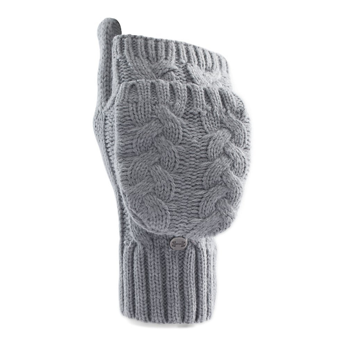 Under Armour Women's Around Town Glove, True Gray Heather /Steel, Large/X-Large