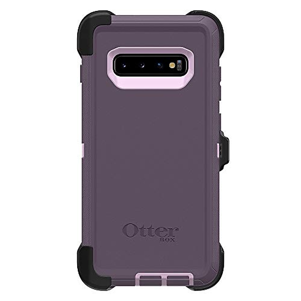OtterBox DEFENDER SERIES SCREENLESS Case Case for Galaxy S10+ - PURPLE NEBULA (WINSOME ORCHID/NIGHT PURPLE)