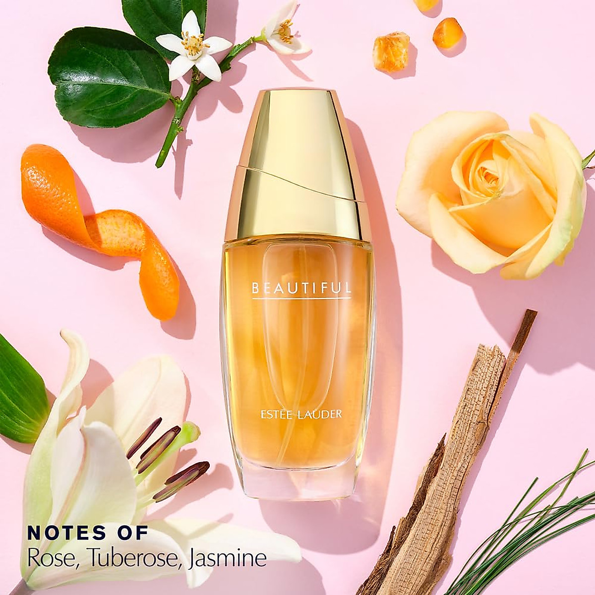 Estée Lauder Beautiful Eau de Parfum Spray with Notes of Rose, Lily, Tuberose & Orange Flower | Women's Perfume, 5.0 Fl Oz