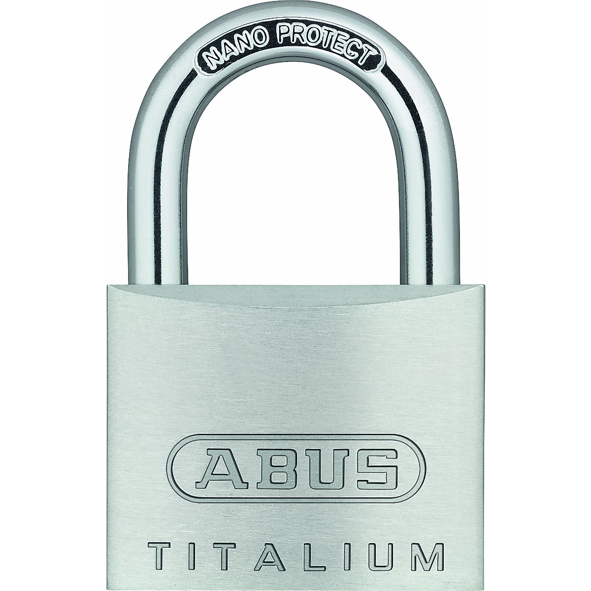 ABUS 64TI/40 Titalium™ Aluminum Alloy Padlock Keyed Different - Nano Protect Steel Shackle