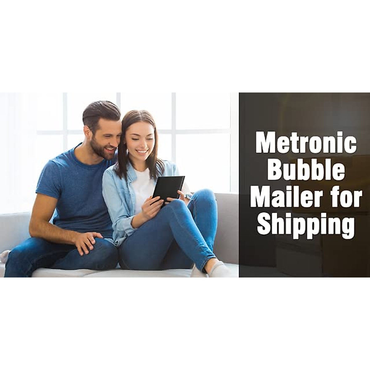 Metronic 100 Pack Bubble Mailer 6x10 Inch, Self-Seal Padded Envelopes, Waterproof Bubble Envelopes Cushioning Poly Bubble Mailer for Mailing, Shipping Small Business Supplies Valentine's Day Packaging