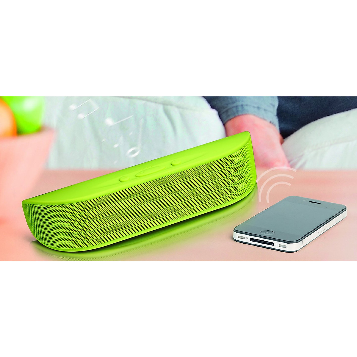 Sylvania Bluetooth Wireless Portable Speaker, with Hands-free Microphone, Green