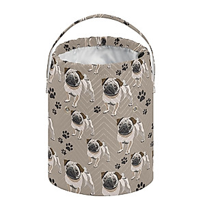 Pug Puppy Crochet Bag Yarn Storage Bag Portable Crochet Storage Bag Knitting Bags for Women Mom Crochet Knitting Accessories Suppliers