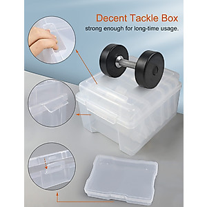 Sjqecyfv Photo Storage Box 4x6 Pictures Organizers Case Photo Keeper Container Box Seed Storage Organizer Craft Storage Boxes (Clear)