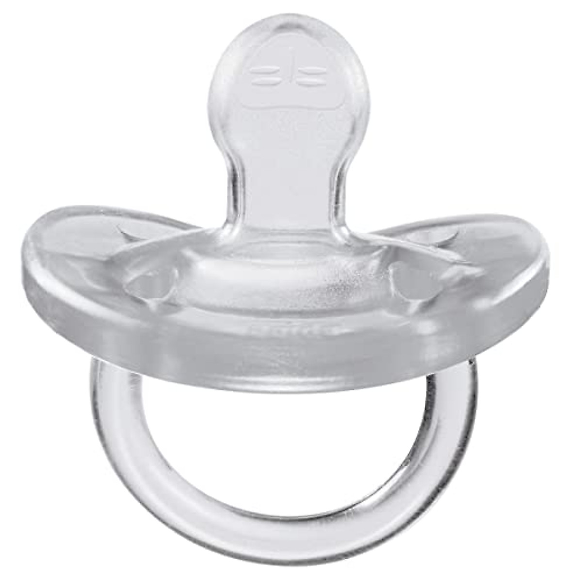 Chicco PhysioForma® 100% Soft Silicone One Piece Pacifier for Babies 0-6m, Orthodontic Nipple, BPA-Free, 4-Count with Sterilizing Case,4 Count (Pack of 1)