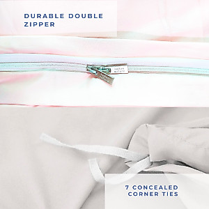 Kotton Culture 3 Piece Luxe Geo Geometric Duvet Cover Set with Zipper Closure & Corner Ties 100% Egyptian Cotton Plush Modern 600 Thread Count (Burgundy, Oversized King)