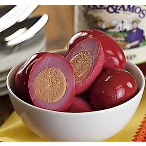Jake & Amos Red Beet Pickled Eggs, 32 Oz. Jar (Pack of 2)