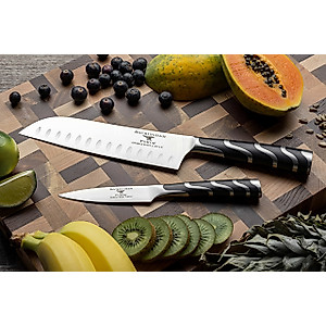 Rockingham Forge 128 Series 4 Inch Vegetable Knife with German Steel Blade, Ergonomic Handle Made of ABS Plastic and Steel, Paring Knife