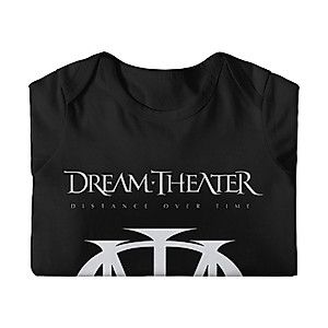 Baby Boy Clothes, Baby Boys' Short Sleeve One-Piece Bodysuits American Progressive Metal Band Dream Music Theme Theater Baby Clothes, Infant Romper Suit Cotton Baby Clothes Bodysuit 6 Months