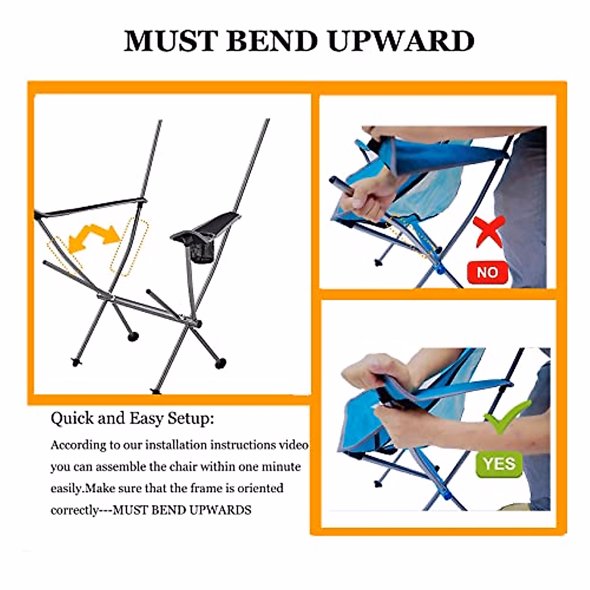 KingCamp Ultralight High Back Folding Camping Chairs Adults with Armrest, Upgrade All-Aluminum Alloy Bracket, Lightweight Camping Chair Camp Compact Portable Outdoors with Carry Bag