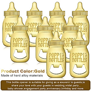 36 Pieces Bottle Opener Baby Shower Favor for Guest Rose Gold Feeding Bottle Opener Wedding Favor Baby Shower to Guest Party Favor Decoration Supplies (White,36 Pieces)