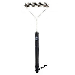 KHOMO GEAR - BBQ Grill Brush - Heavy Duty 18'' Long BBQ Cleaning Metal Brush
