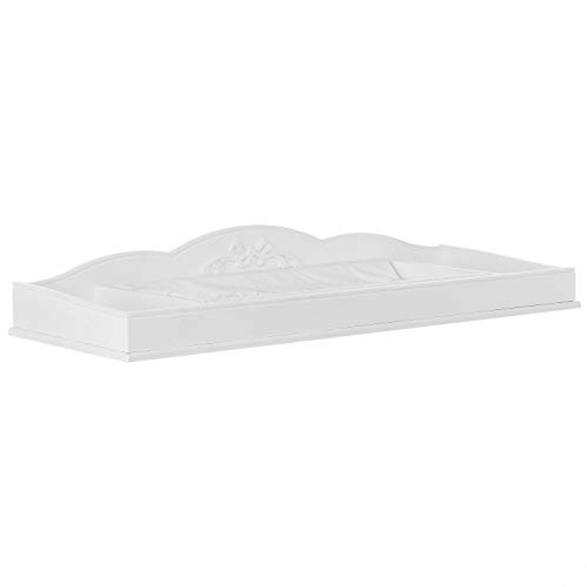 Evolur Aurora Change Tray I Lasting Quality I Intricate Ribbon Bow Scrollwork, Frost