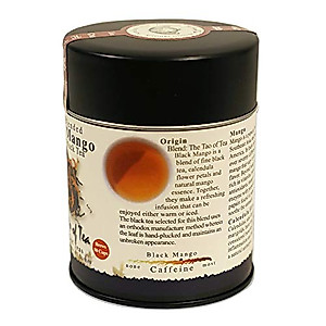 The Tao of Tea, Black Mango Black Tea, Loose Leaf, 4 Ounce Tin
