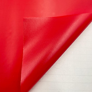 Yifely Red Drawer Paper Solid Color Adhesive Shelf Liner Locker Sticker 17.7 Inch by 9.8 Feet