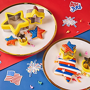 ETERSION Star Cookie Cutter 5 Pieces 5 Sizes 1" to 4"