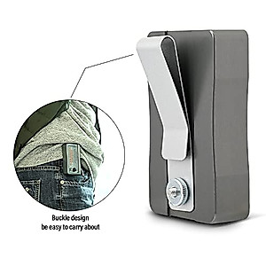 NEWISHTOOL Aluminum Alloy Disposal Blade Box to Break Snap Off Blade and Storage Used Blades, with Magnet and Hanging Clip Blade Disposal Container Safe to Dispose of Most Utility/Razor Blades