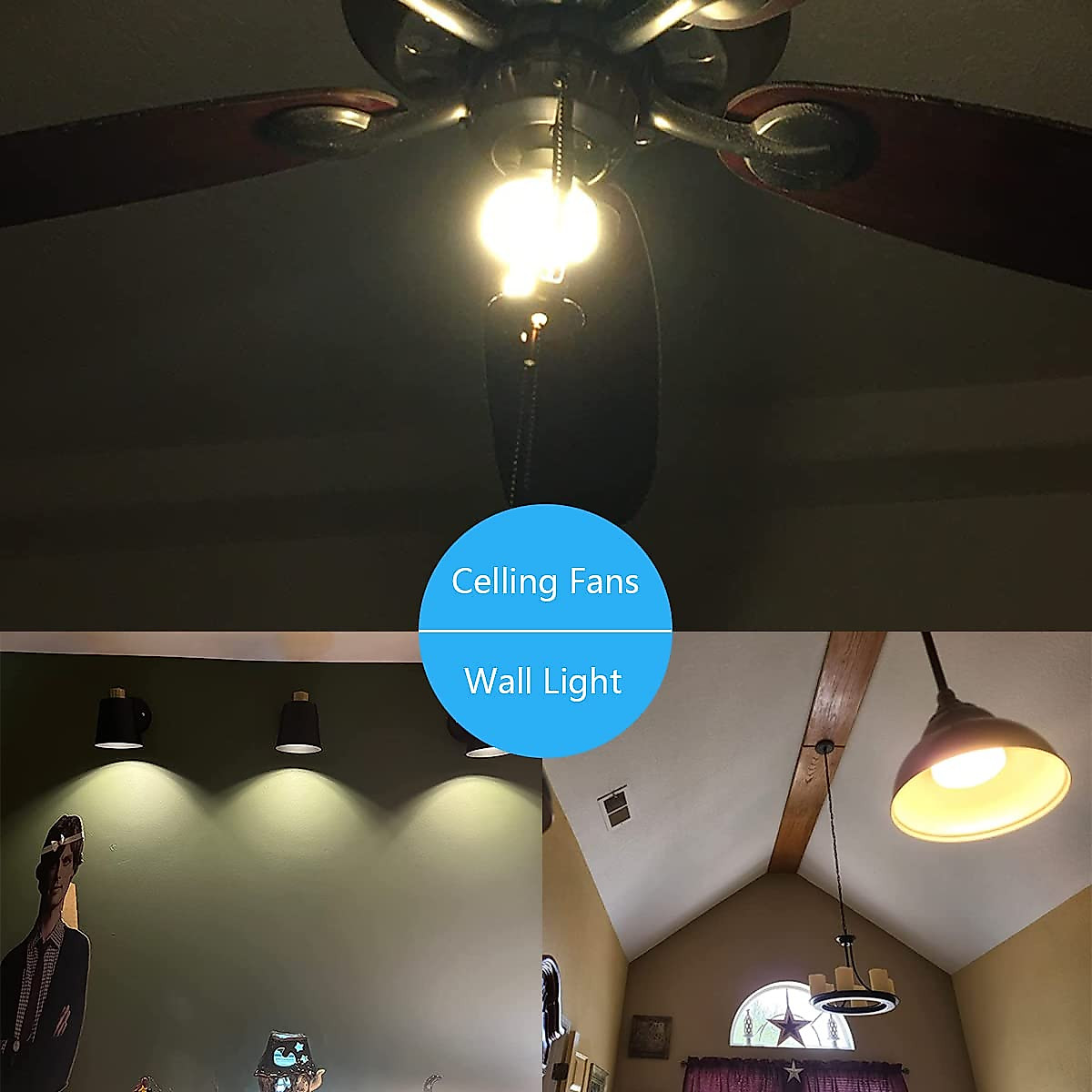 LED Puck Light Bulb with E26 Screw, Ultra Mini Flat Light Bulb, 10W(75W Equivalent), Dimmable, 1100LM, 3000K, 120V, E26 Medium Base, ETL Listed, Low Profile Squat E26 Bulbs for Lamp. (3000K, 2 Pack)