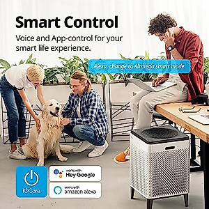 Coway Airmega 300S App-Enabled Smart Air Purifier (Covers 1,256 sq. ft.), True HEPA Air Purifier with Smart Technology, Compatible with Amazon Alexa