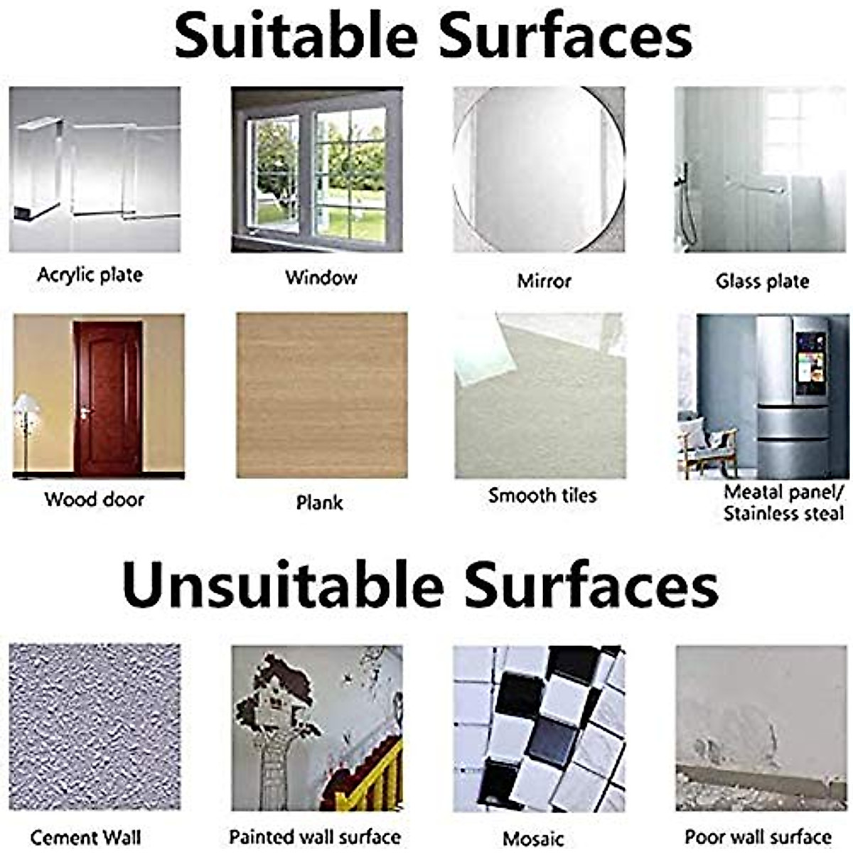 vilihkc 40pcs(20set) Double-Sided Self-Adhesive Wall Hooks Heavy Duty Hooks Multi-Purpose Transparent Adhesive Hooks for Bathroom and Kitchen, Waterproof and Oil-Proof 13.2lb/6kg(Max)