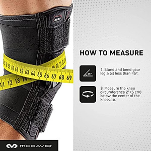McDavid Maximum Support Knee Brace with Hinges (429X). Compression and Stability Straps for ACL, LCL, Arthritis, Tendonitis, MCL, Patella. Left and Right. Men and Women.